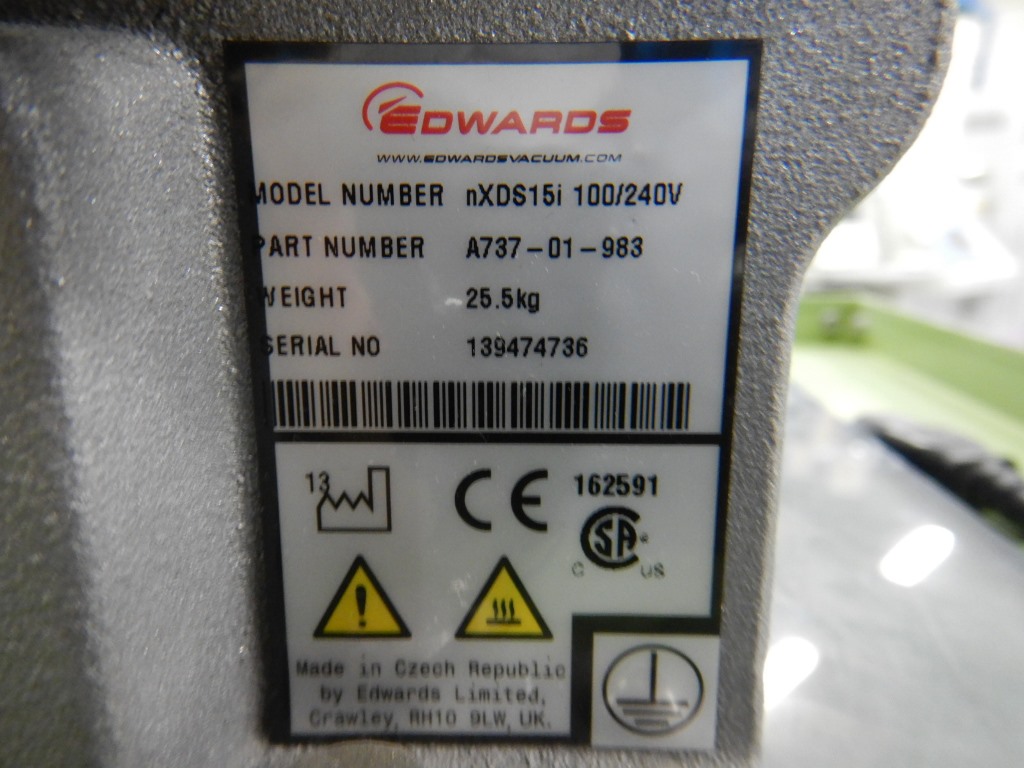 Scroll pump / NXDS15I / EDWARDS|Used product list|Hightec Systems has a ...